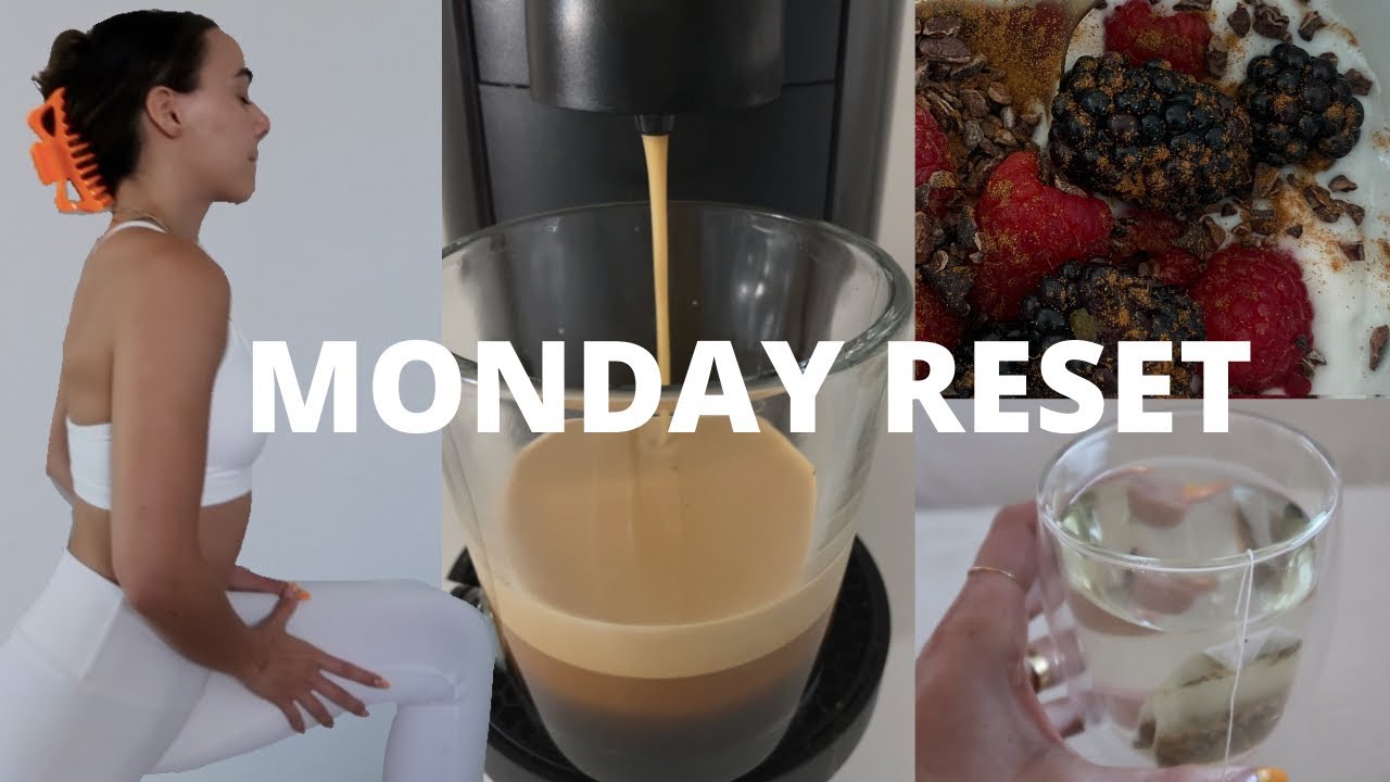MONDAY RESET ROUTINE: 7 AM morning, workout, + recipes - YouTube