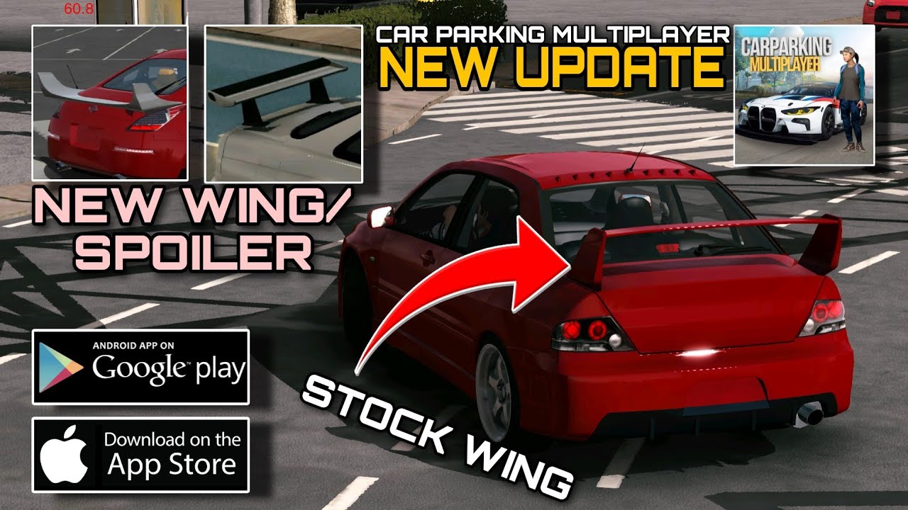 Ready, Set, Go! Part 2 of New Wings/Spoiler | Car Parking Multiplayer ...
