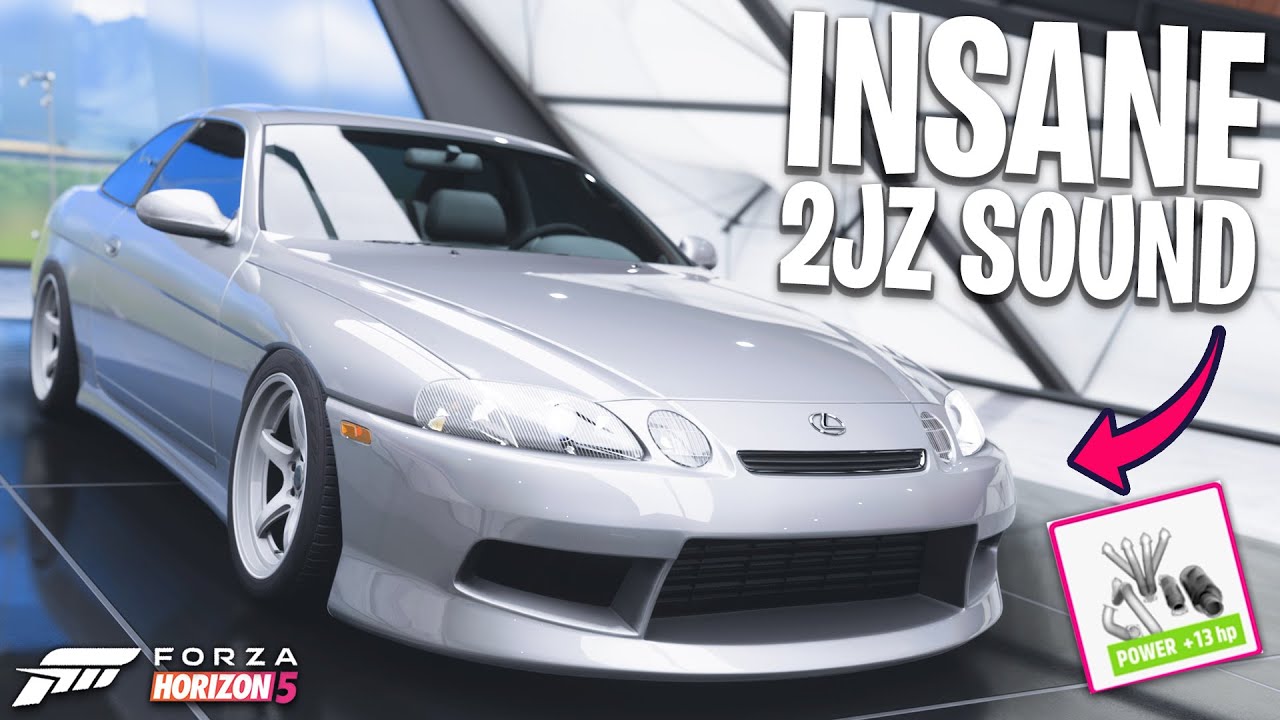 2JZ Lexus SC300 Drift Build with CRAZY Exhaust Sound! | Forza Horizon 5 ...