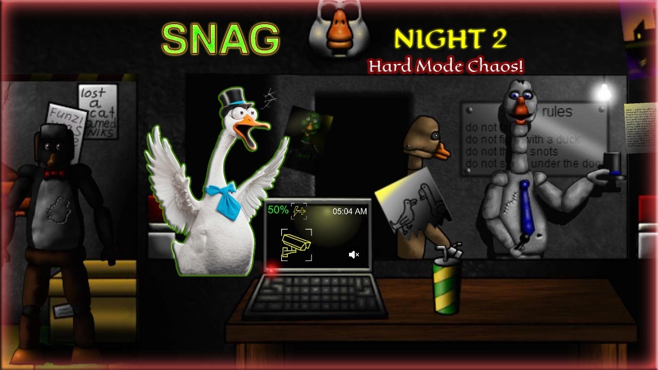 Bert's Play: Seven Nights at Goose's - NIGHT 2! 🎮🦢 Hard Mode Challenge ...