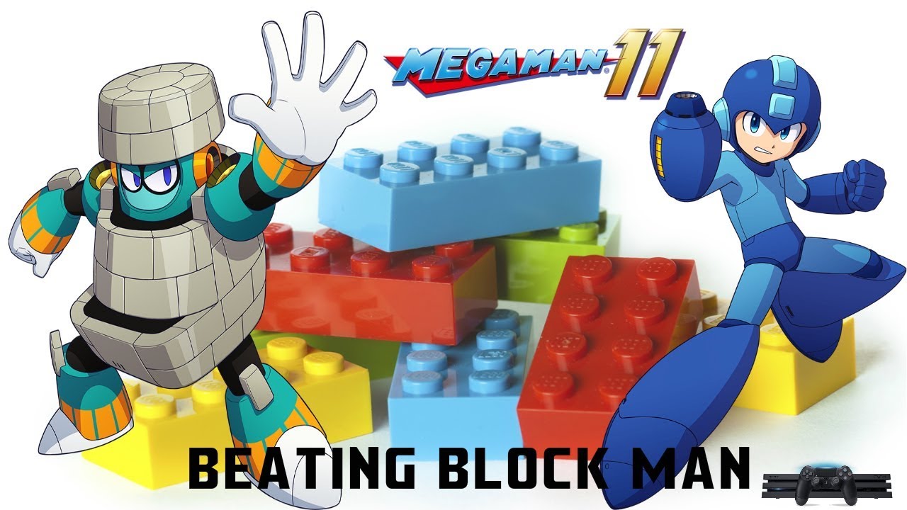 Beating Block Man in Mega Man 11 | Normal Difficulty | PS4 Pro 1080p ...