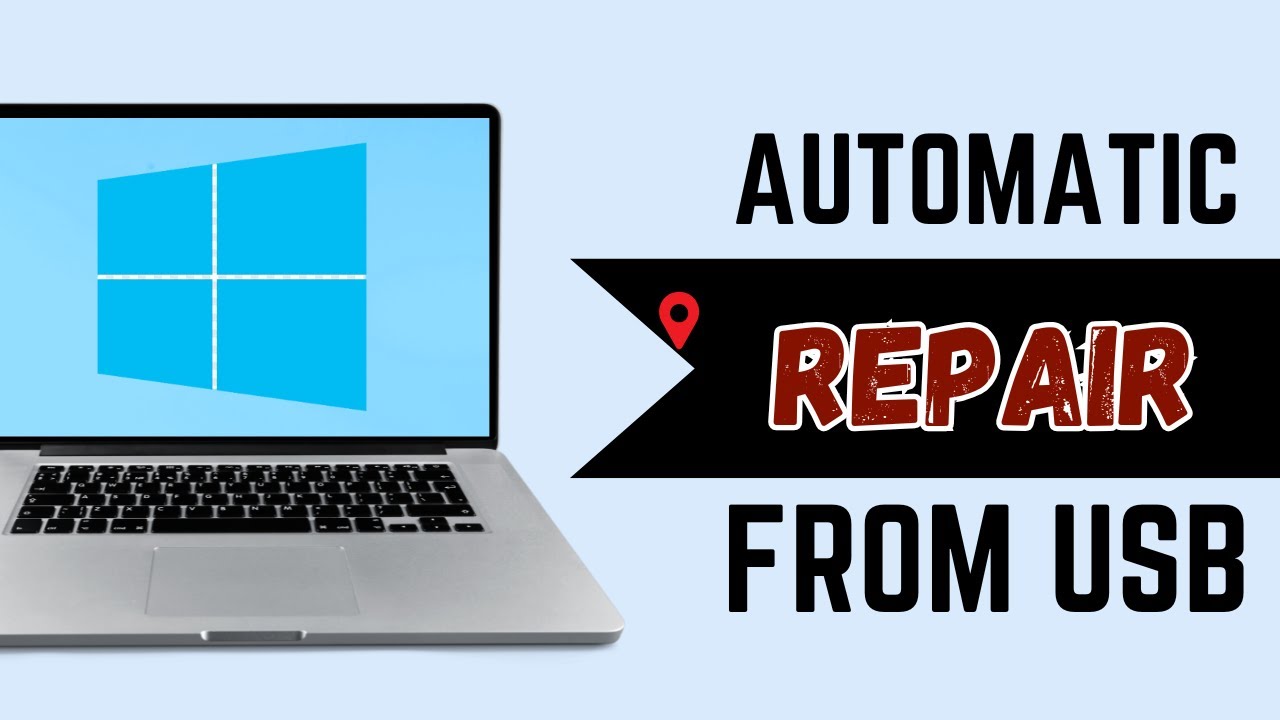 How to Perform Windows 10 Automatic Repair From USB Troubleshoot - YouTube