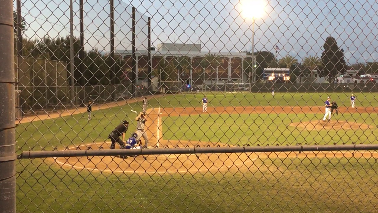 Taylor Steig drives in 2 with bases loaded single April 2, 2019 - YouTube