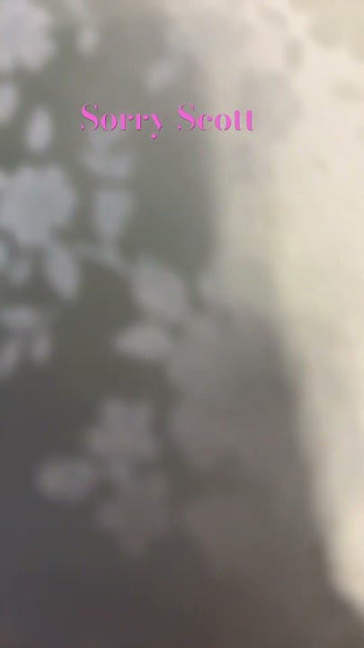 Sorry Scott frenzel - YouTube