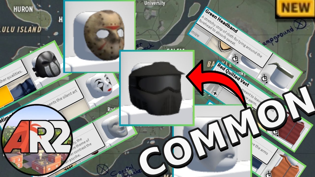 ALL COMMON CLOTHING ITEMS Cosmetic Loot Guide!!! - Apocalypse Rising 2 ...