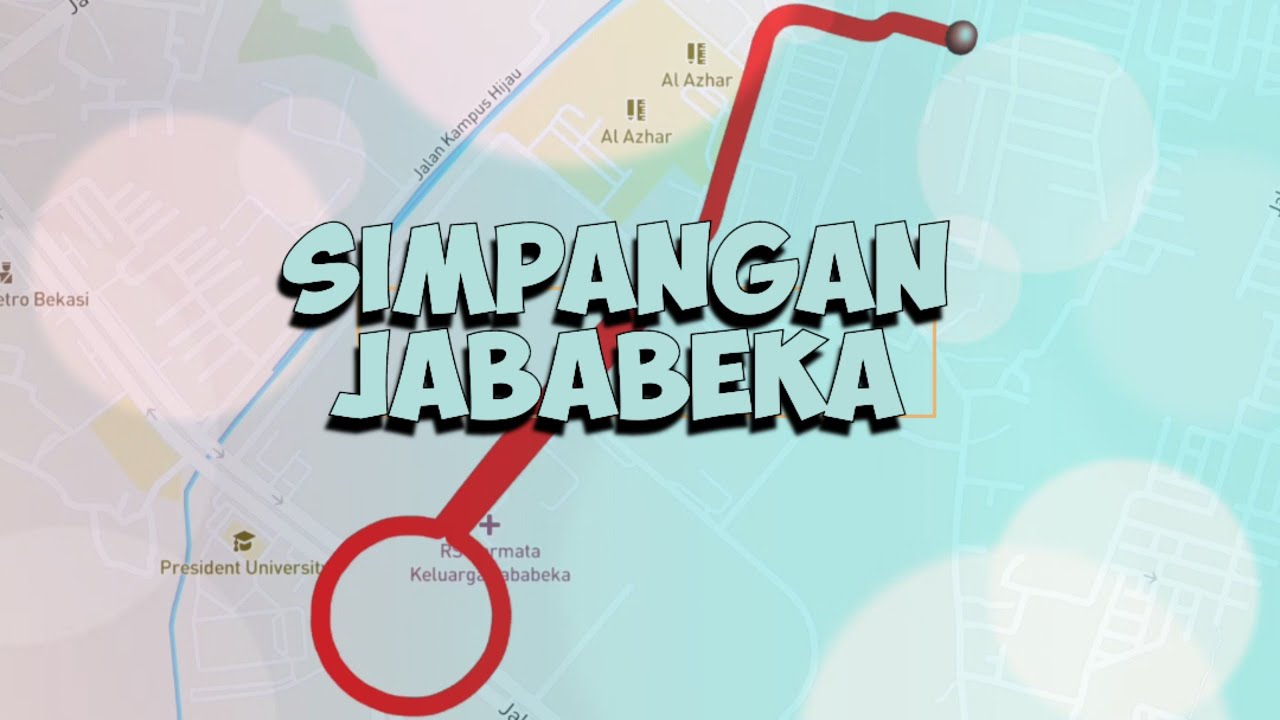 Jalan Sekitaran Simpangan Jababeka Cikarang - YouTube