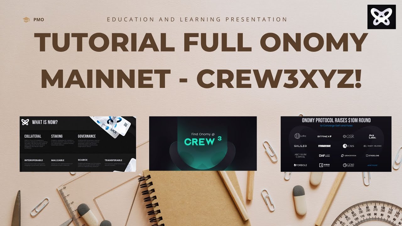 Tutorial Full Onomy Mainnet - Crew3xyz! - YouTube