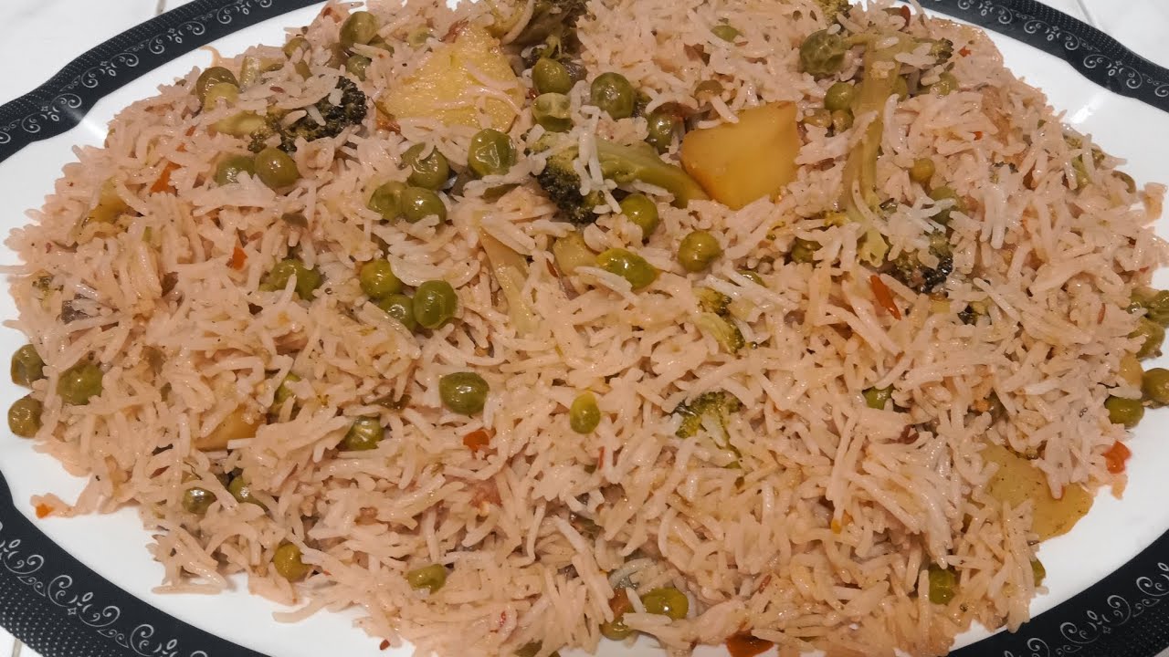 Vegetables Rice Recipe🤤😋 Pakistani style #subscribe#like#share#comment ...