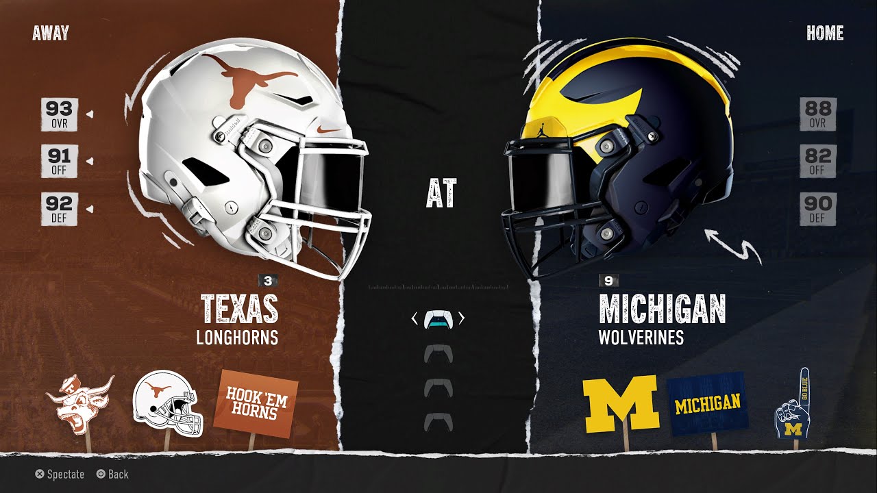 Texas vs Michigan | 2024 College Football Week 2 Game - YouTube