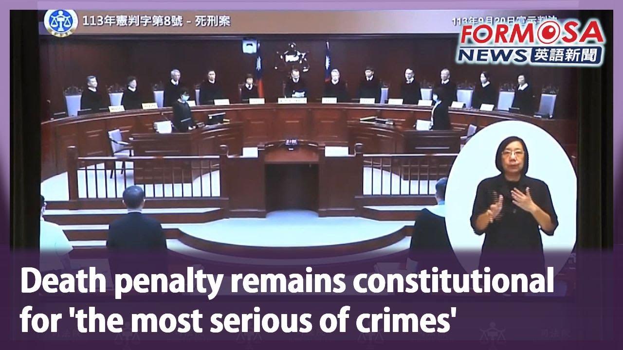 Death penalty remains constitutional for ‘the most serious of crimes ...
