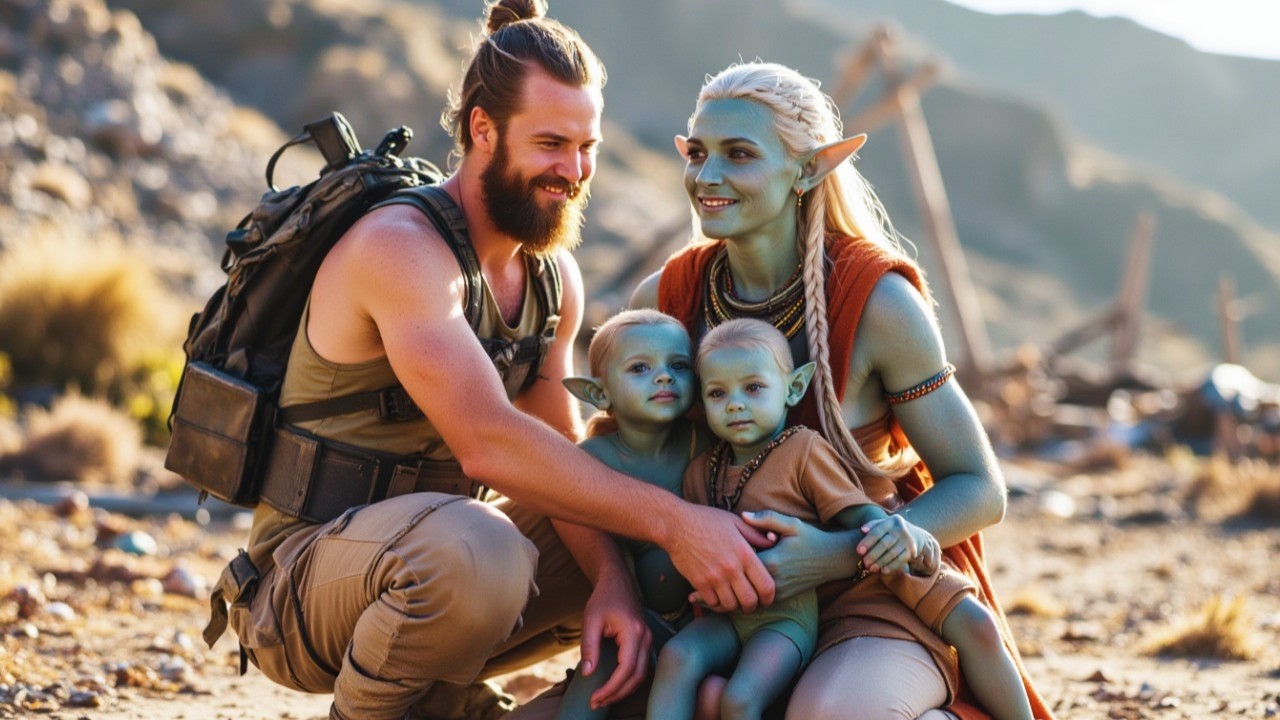 Human Soldier Saves Pregnant Alien Mom and Twins Recognize Him as Their ...