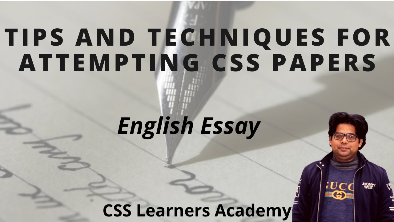 Tips and Techniques for Attempting the paper (English Essay) - YouTube