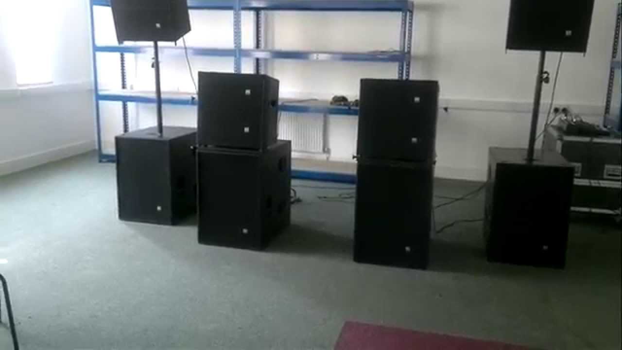 hk audio countour array breaks into 2 4 k systems - YouTube