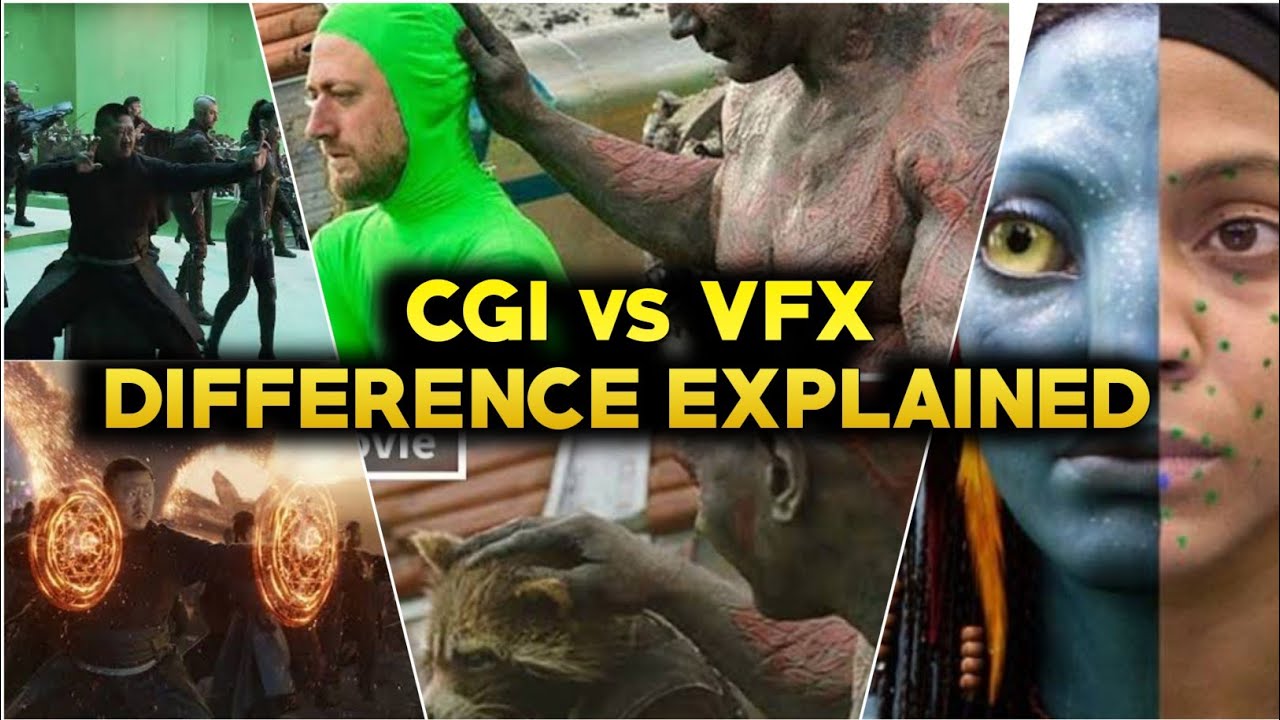 VFX vs. CGI Difference Between VFX and CGI !!!🤔 #marvel #avtar2 #vfx # ...