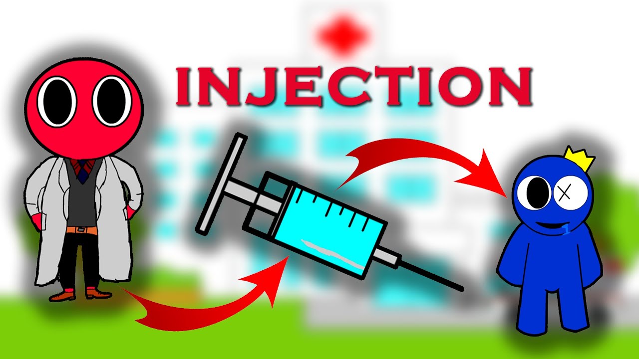 Rainbow Friends Injection red doctor. (Animation) - YouTube