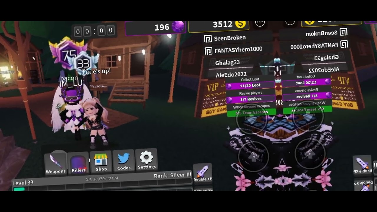 Survive The Killer- with the Great Legend Blocky Luis💜 - YouTube