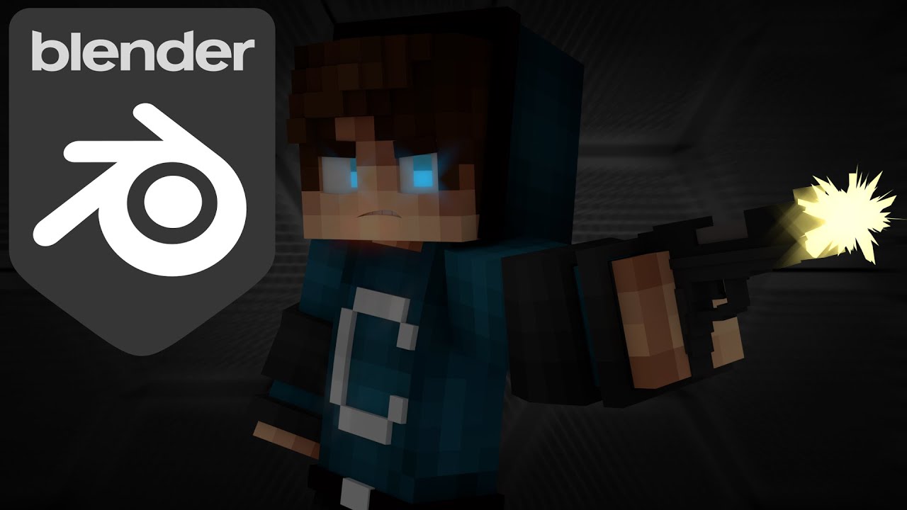 [FREE DOWNLOAD] Minecraft 'Colt .45' Blender Rig - YouTube