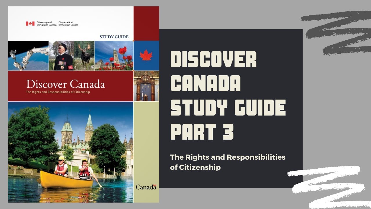 Discover Canada - Study Guide - Part 3 - Get Canadian Citizenship - YouTube