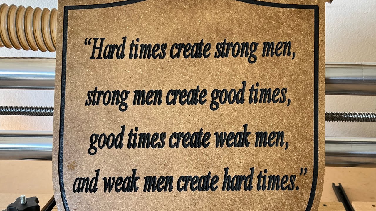 Plaque of G. Michael Hopf quote from his book “Those Who Remain.” On ...