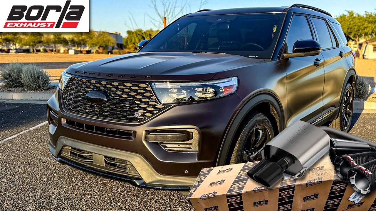 Ford Explorer ST gets new Borla Exhaust - YouTube