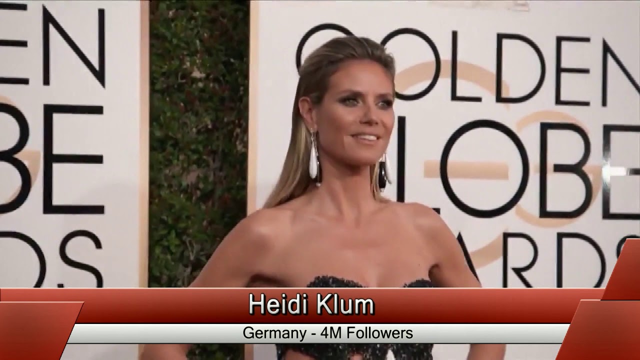 World's top 10 models on facebook - YouTube