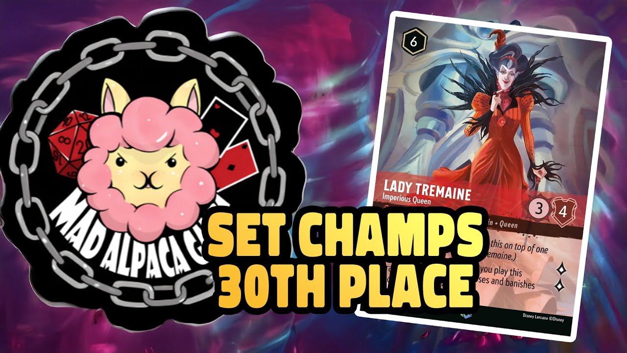 I went to a Disney Lorcana set championships at Mad Alpaca Games in ...