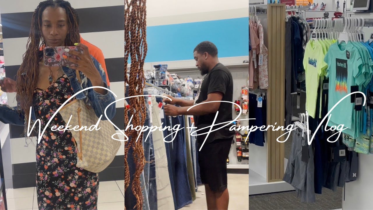 Shopping + Pampering Weekend Vlog - YouTube