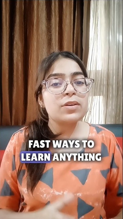 Fast ways to learn anything|learn things in a minute|how to learn anything fast? |Anushka ...