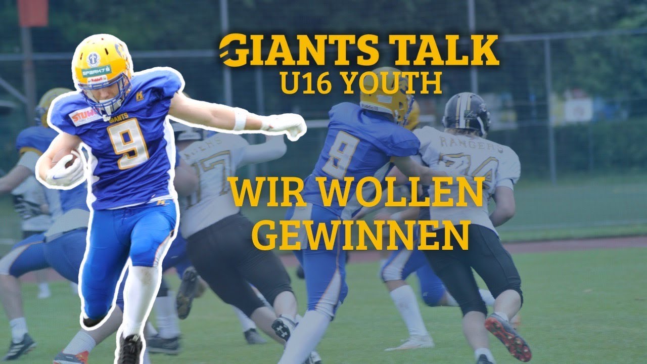Erster Gameday | klare Ziele | Youth Camp | U16 Youth Giants Talk - YouTube