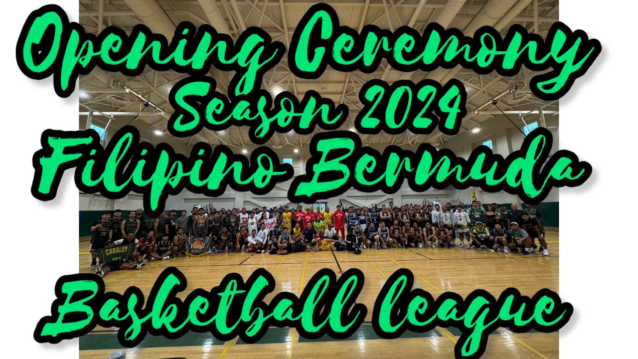 Opening ceremony of 2024 Pinoy Bermuda Basketball League - YouTube