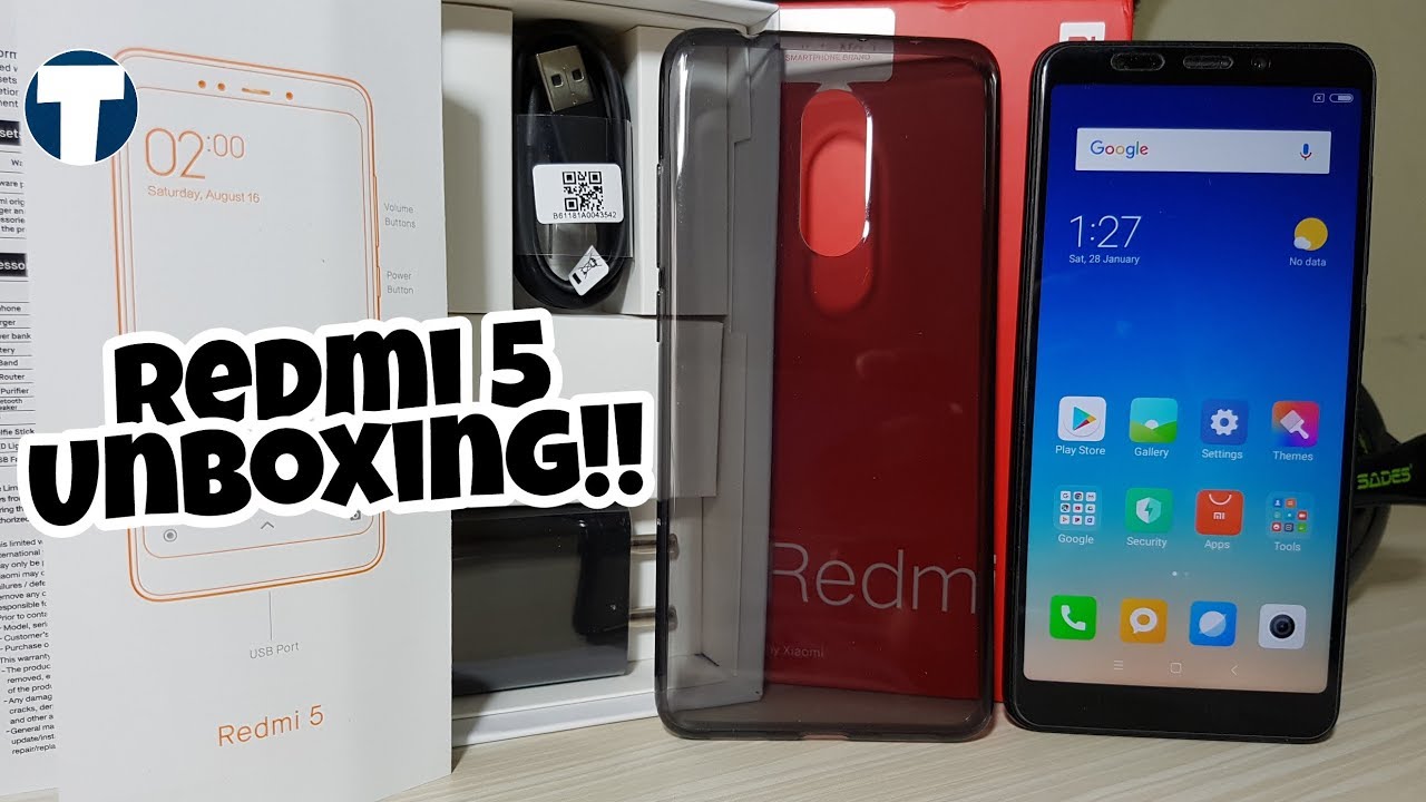 Xiaomi Redmi 5 3GB RAM Model Unboxing and Quick Look With Camera ...