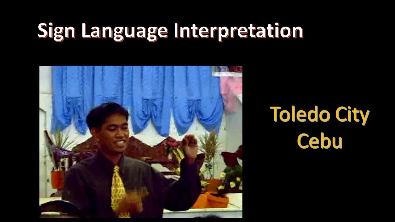 Sign Language Interpretation in Toledo City Assembly - YouTube
