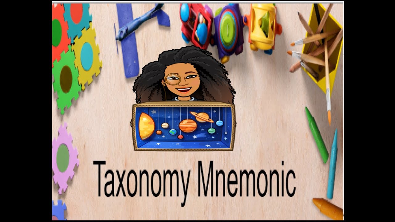 TAXONOMY Mnemonic - YouTube