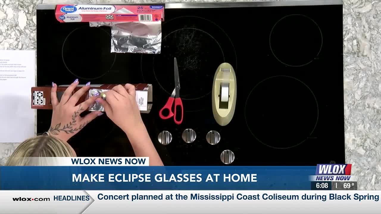 Making eclipse glasses at home with Harper Robinson - YouTube
