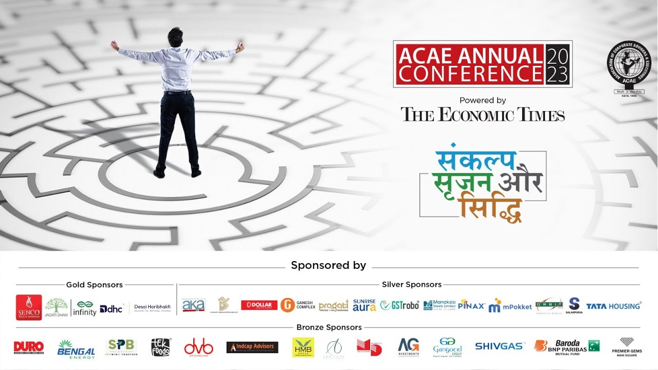 ACAE Annual Conference 2023 | Powered by Economic Times - YouTube