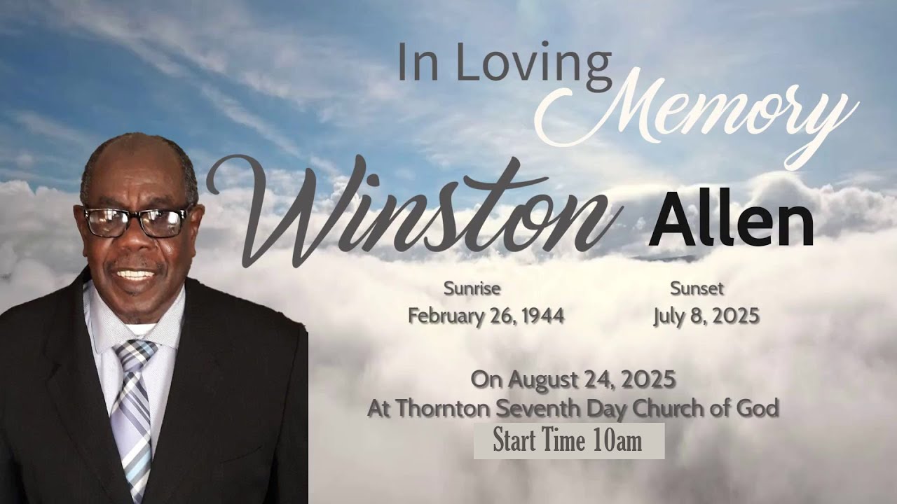 Elder Winston Allen Homegoing Service - YouTube