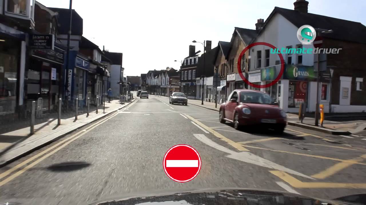 Chertsey Driving Test - important test route info 2 - YouTube