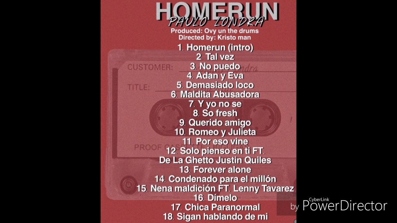 Paulo Londra - Homerun (Álbum Completo) - YouTube