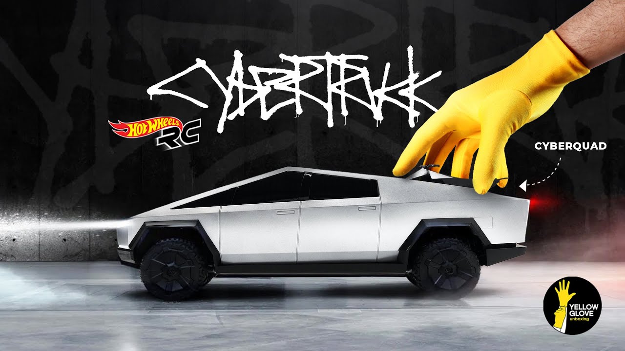 $100 - Hot Wheels Tesla RC CyberTruck 1:10 Model! - YouTube