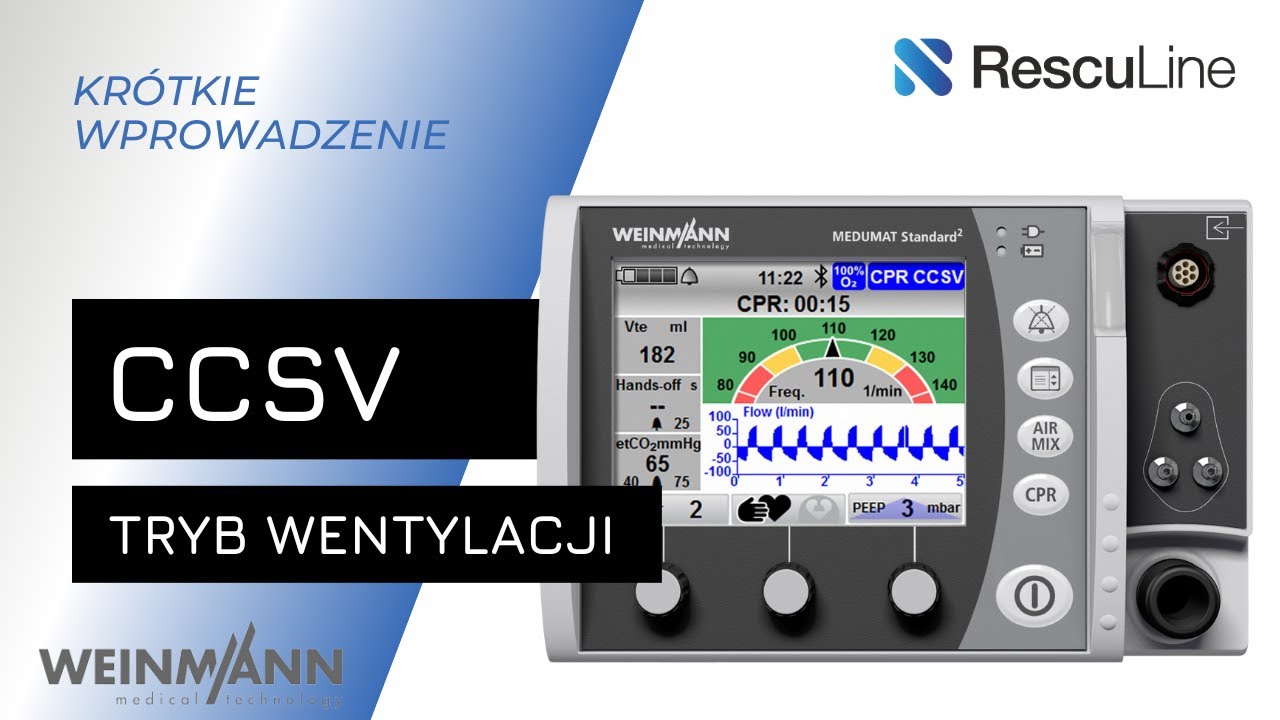 Resuscytacja z trybem CCSV - YouTube
