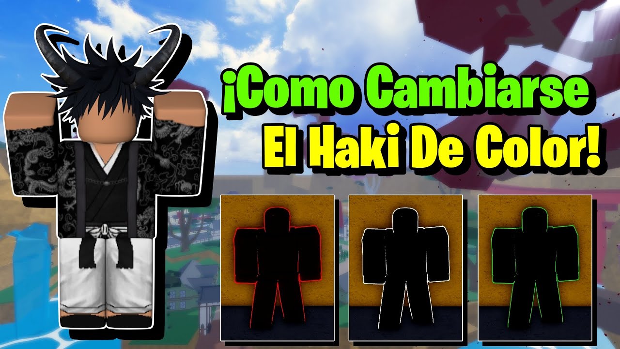 🎨⚡ ¡Cómo CAMBIAR el COLOR del HAKI en Blox Fruits! 🌈💥 | Guía FÁCIL y ...
