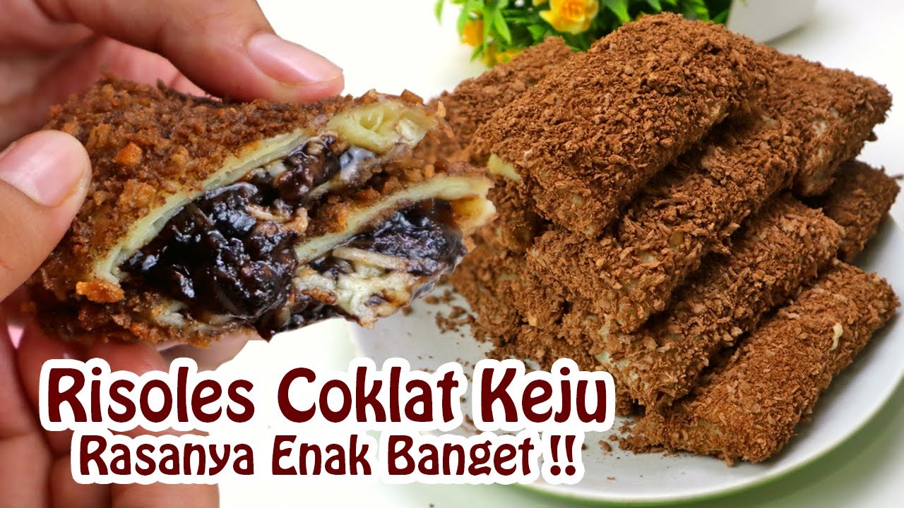 BELUM BANYAK YANG JUAL !! CARA MUDAH BUAT RISOL / RISOLES COKLAT KEJU ...