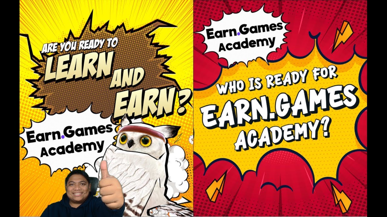 Learn and Earn with EARN GAMES - YouTube