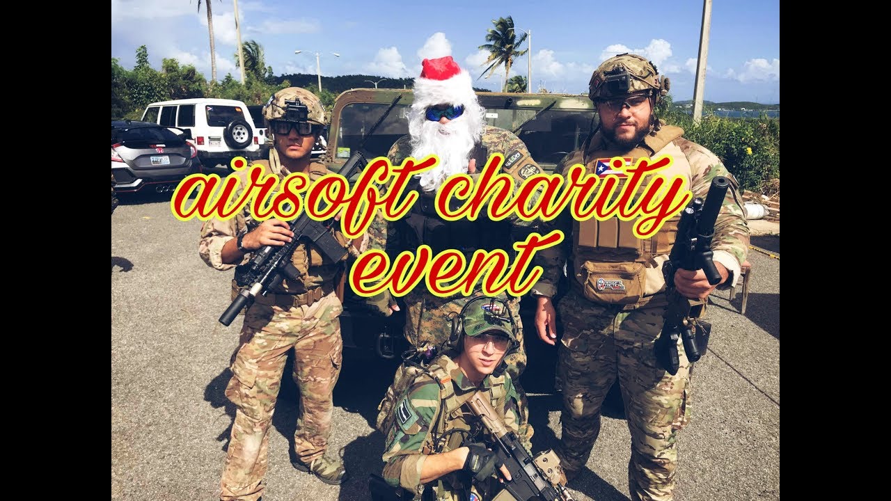 Santa vs Grinch Airsoft Charity Event Trailer #1 Firts Battle! - YouTube