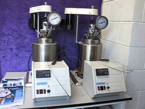 Paar Pressure Reactor and Temperature Control Unit - YouTube