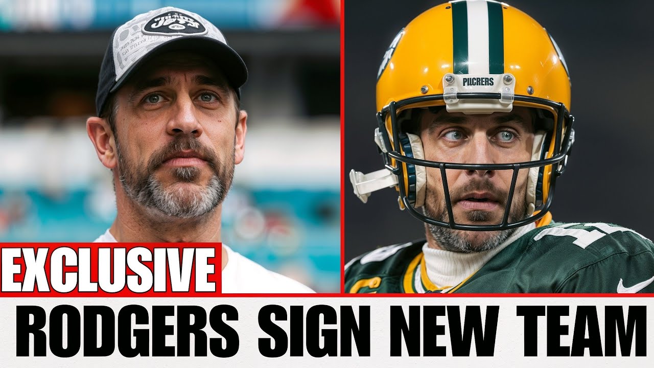 Aaron Rodgers Signs with New NFL Team After Jets Release - YouTube