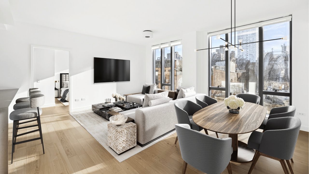 INSIDE a GLUCK+ Designed Lower East Side Condo with Floor to Ceiling ...