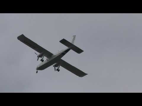 G BSAH Britten Norman BN2T Islander training Cambridge UK 24july2020 ...