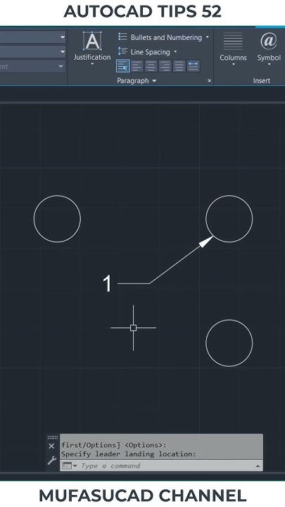 AutoCAD Tips 52 Multi Leader #Shorts - YouTube