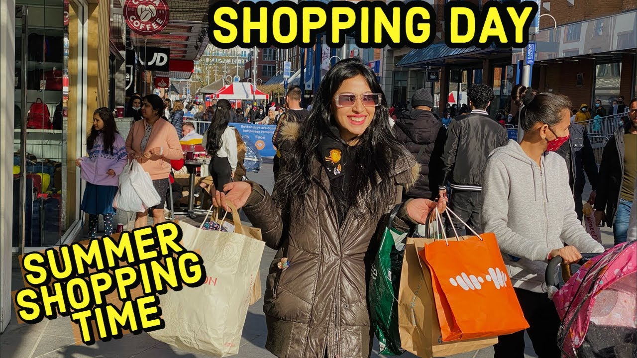 🤩 SHOPPING DAY OUT in London [ Summer Shopping Time in UK ...